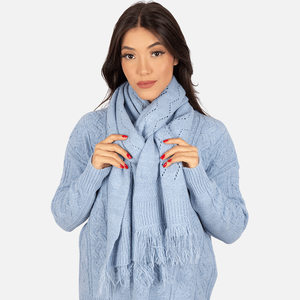Cachecol Inverno Feminino Harmonia Tricô Lazzari - tcheinverno
